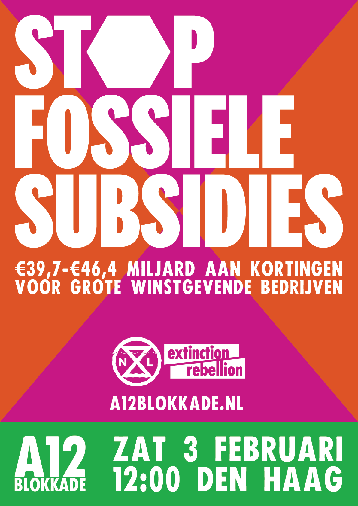 A12-blokkade | 6 april 2024 | Den Haag | Stop fossiele subsidies